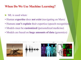 MLT unit 1- Introduction To Machine Learning And types Of ML , Cross Validation | PPT