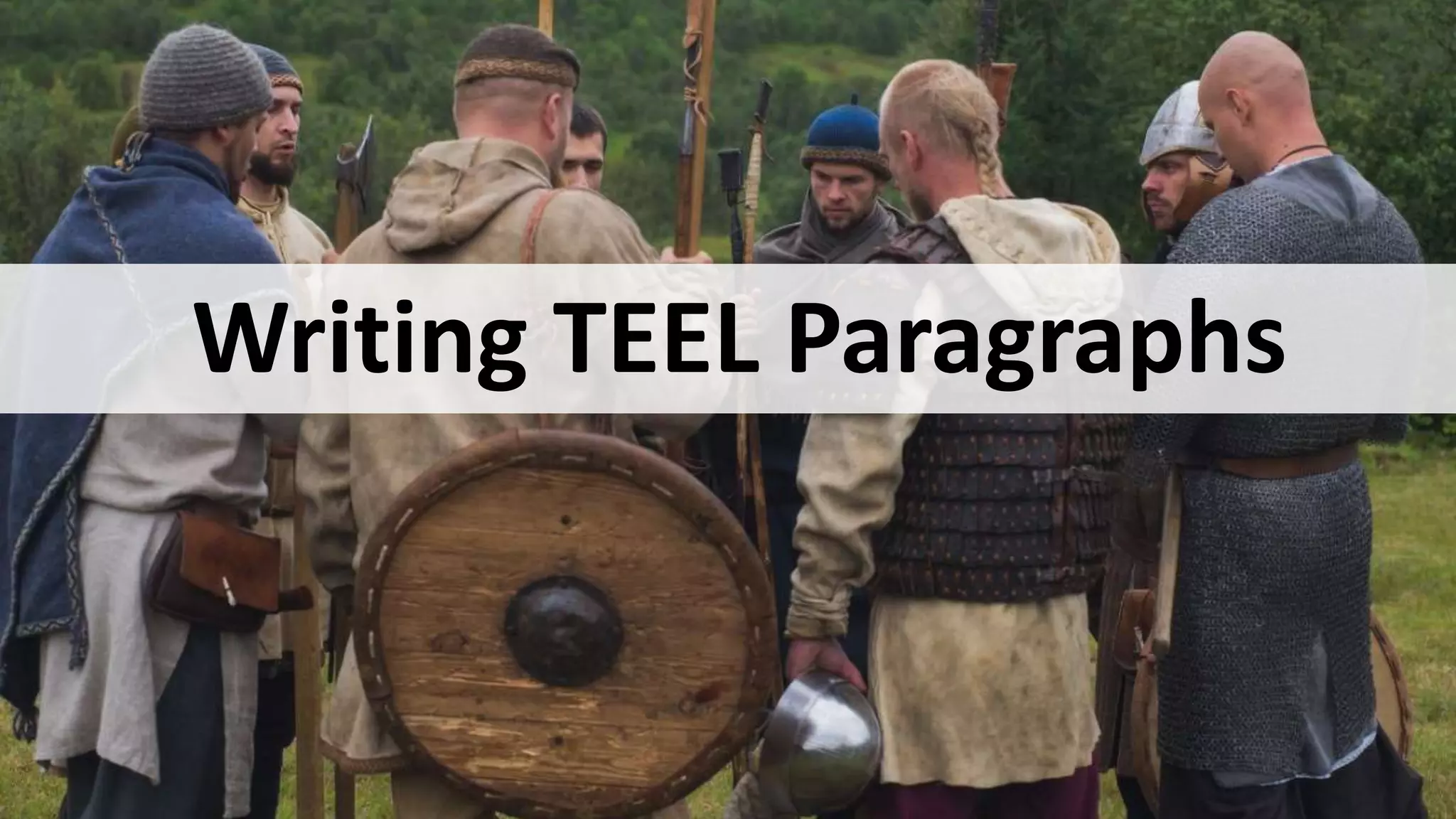 Teel topic sentence | PPT