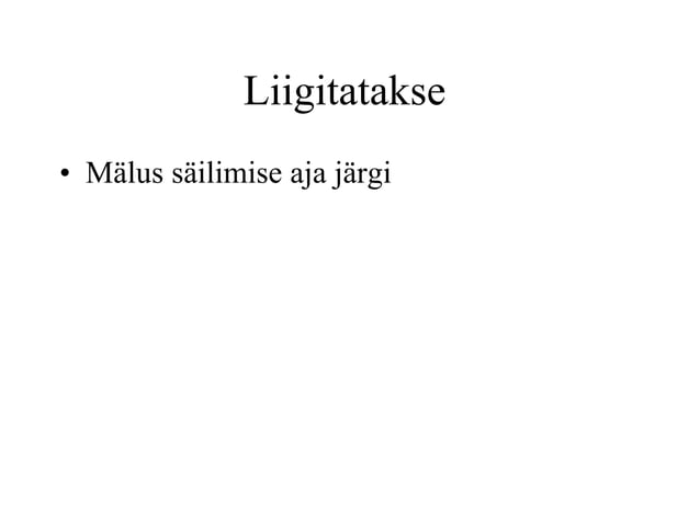 MäLu Liigid | PPT
