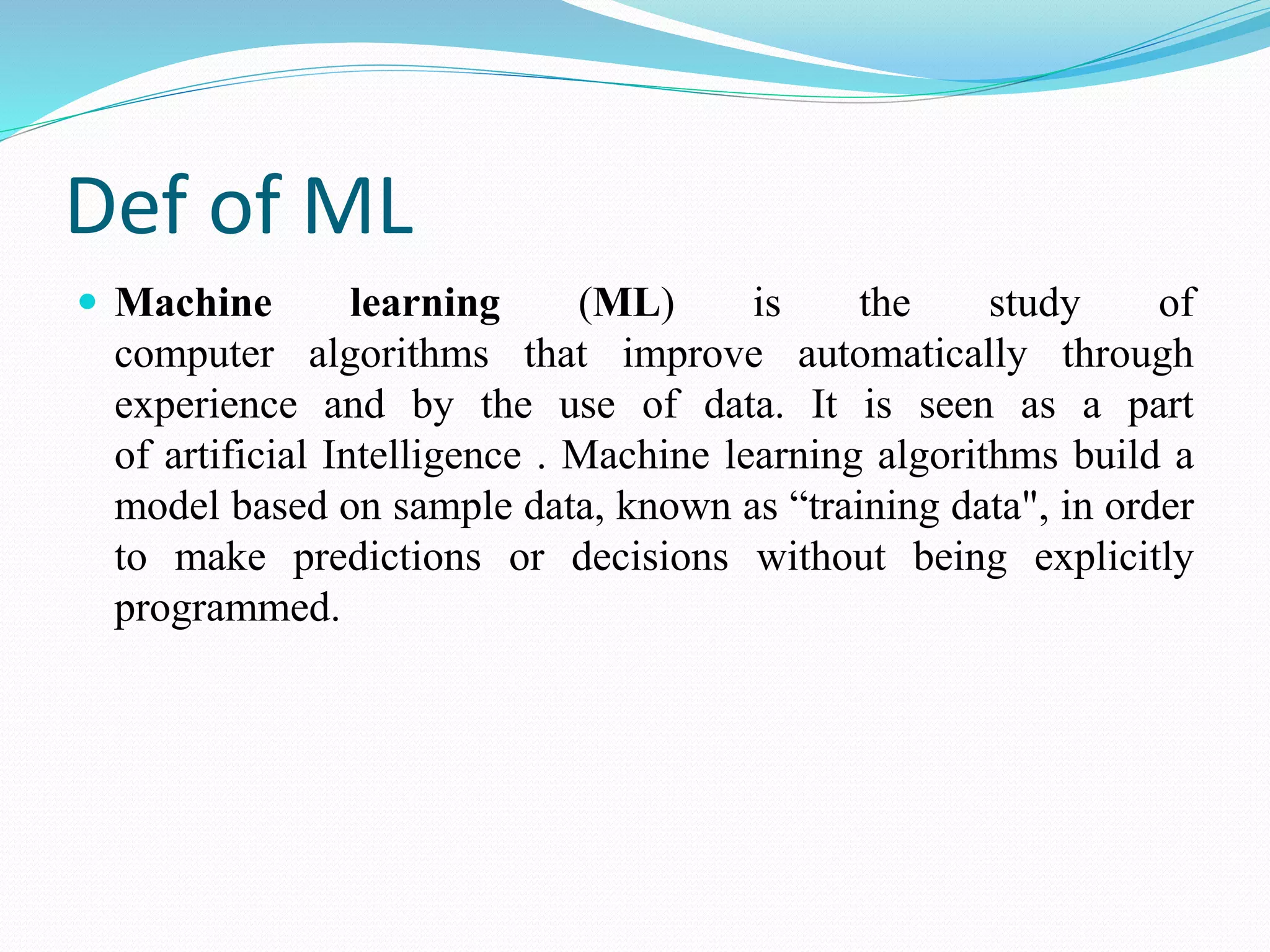 ML_ Unit_1_PART_A | PPTX