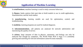 Comprehensive Introduction to Machine Learning Concepts and ...