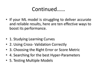 Improving machine learning models unit 5.pptx