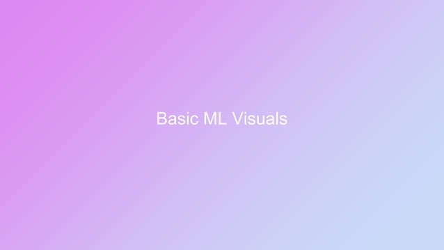 ML Visuals.pptx | Artificial Intelligence | Technology & Computing