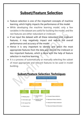 NPTEL Machine Learning Week 2.docx
