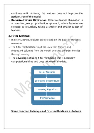 NPTEL Machine Learning Week 2.docx