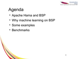 Machine learning with Apache Hama | PPT