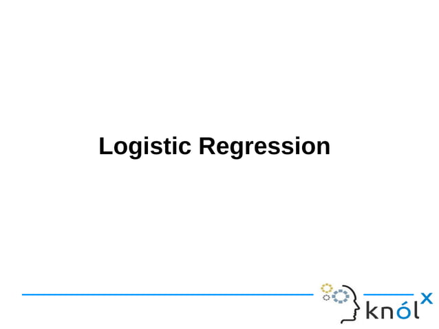 Machine Learning With Logistic Regression | PPT | Free Download