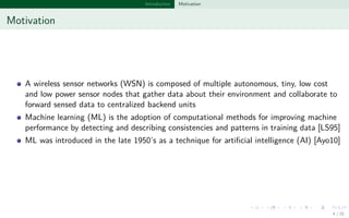 Machine Learning (ML) in Wireless Sensor Networks (WSNs) | PDF