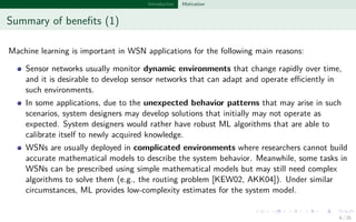 Machine Learning (ML) in Wireless Sensor Networks (WSNs) | PDF