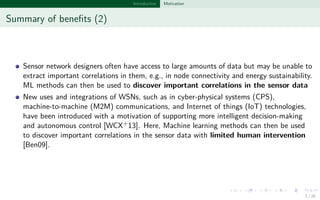 Machine Learning (ML) in Wireless Sensor Networks (WSNs) | PDF