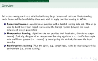 Machine Learning (ML) in Wireless Sensor Networks (WSNs) | PDF