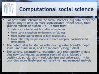 Big data, new epistemologies and paradigm shifts | PDF | Internet | Computing