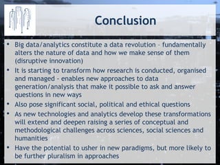 Big data, new epistemologies and paradigm shifts | PDF | Internet | Computing