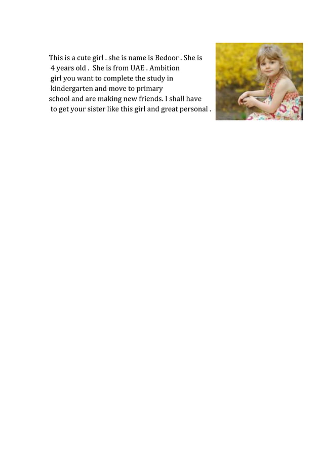 cute girl | DOCX