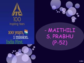 ITC (SEGMENTATION, TARGETING,DIFFERENTIATION) | PPTX