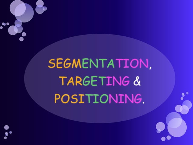 ITC (SEGMENTATION, TARGETING,DIFFERENTIATION) | PPTX