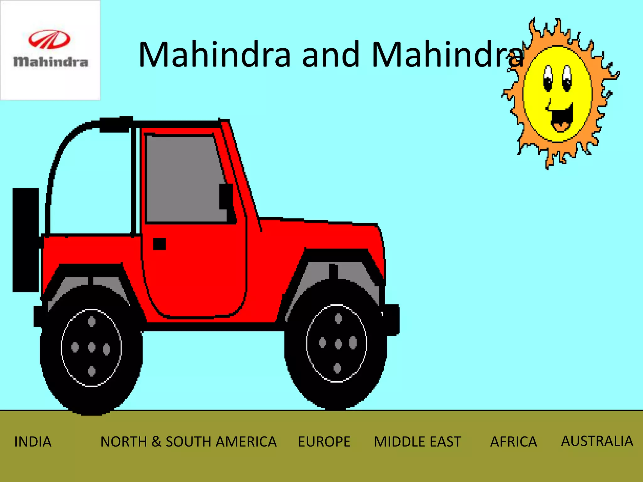 Mahindra and Mahindra International Strategy | PPTX
