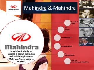 Mahindra and Mahindra International Strategy | PPTX