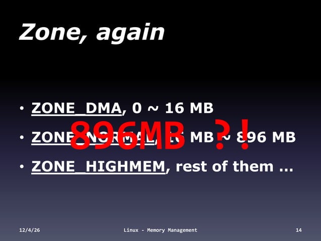 Linux Memory Management | PPTX | Operating Systems | Computer Software ...