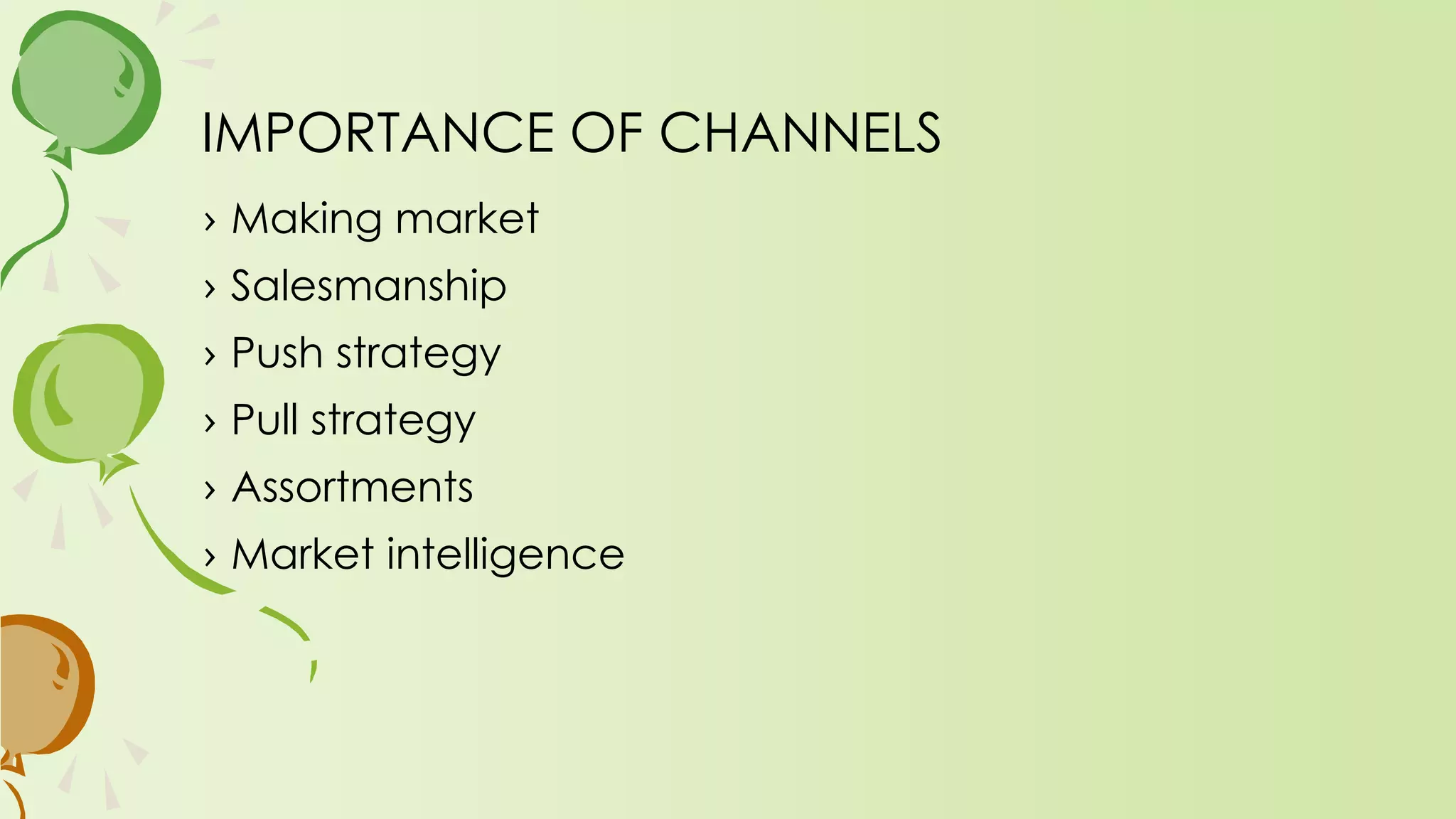 Marketing distribution channels | PPTX