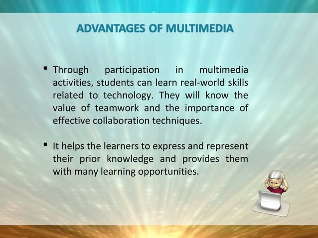 Advantage and Disadvantages of MULTIMEDIA | PPT