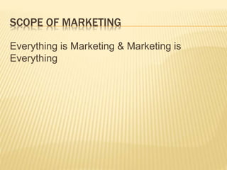 Marketing Management - Basics | PPTX
