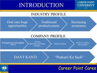 Consumer behaviour for Patanjali dant kanti | PPTX