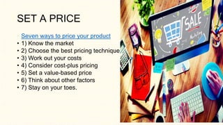 Marketing management set a price,adopting and initiating price changes ...