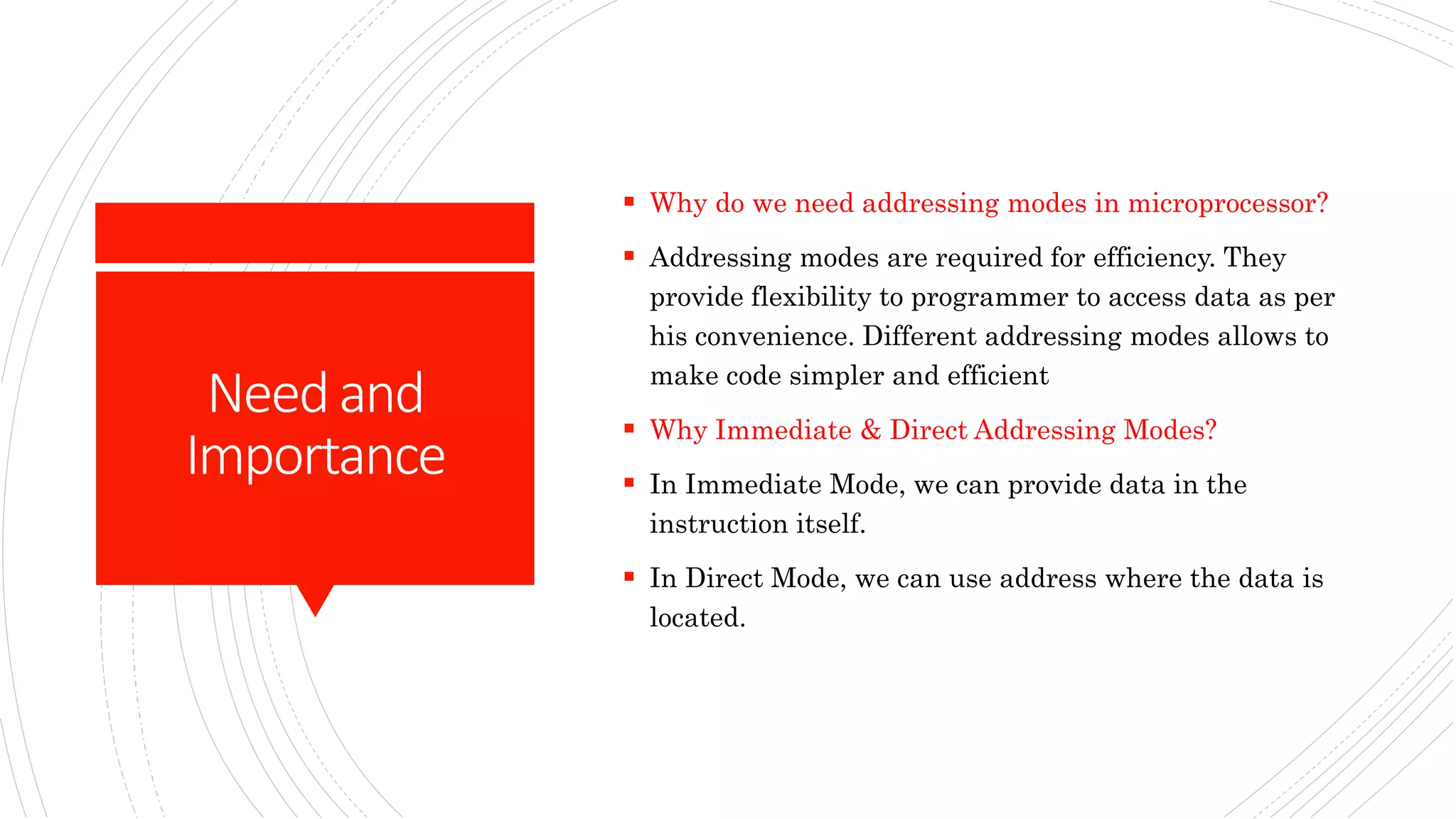 Addressing Modes Immediate And Direct With Examples Pptx