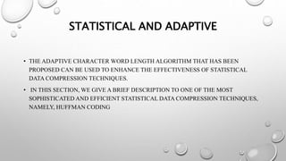 Data Compression in Multimedia | PPTX