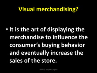 Visual Merchandising | PPTX