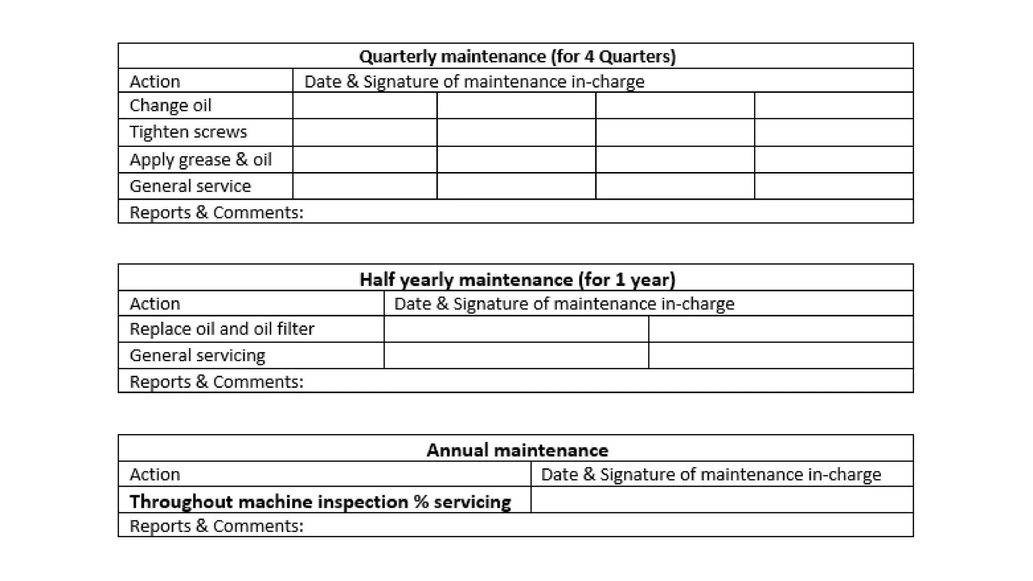Maintenance of SNLS Machine | PPTX