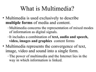 Multimedia Information Systems in Information Technology | PPT