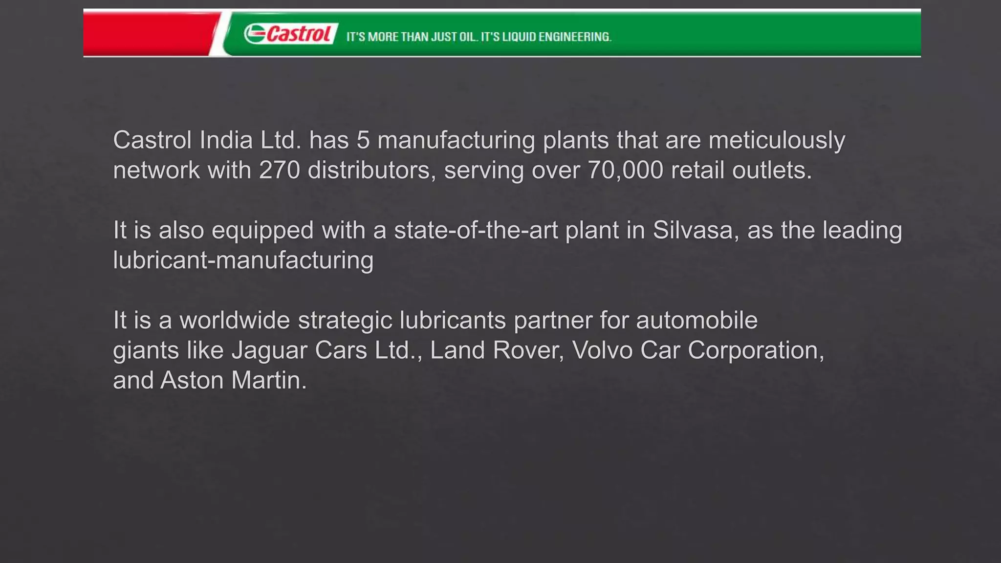 Marketing Study On Castrol | PPTX