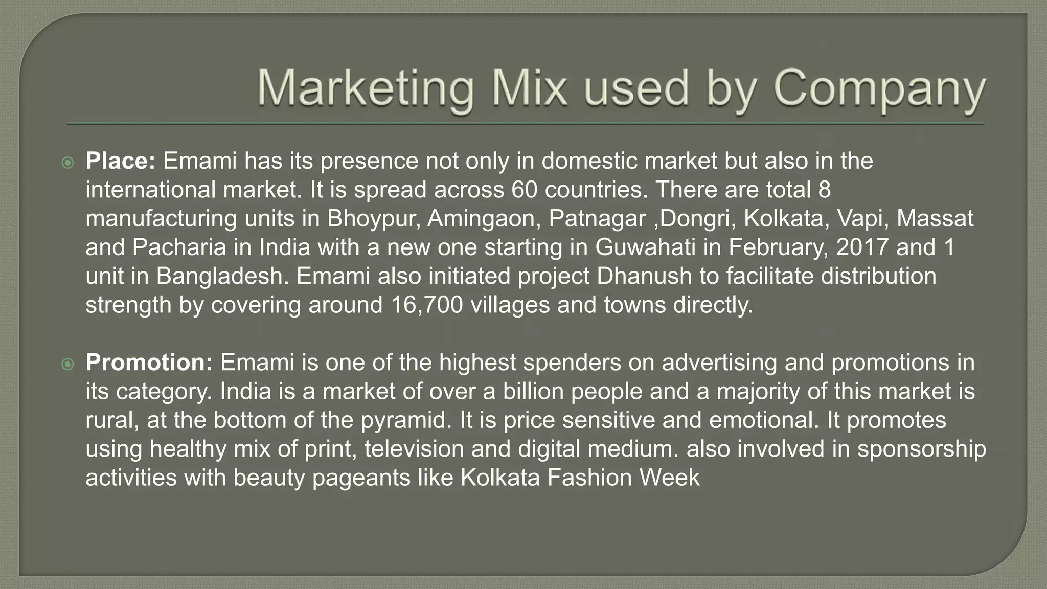 emami PPT 2019 | PPTX