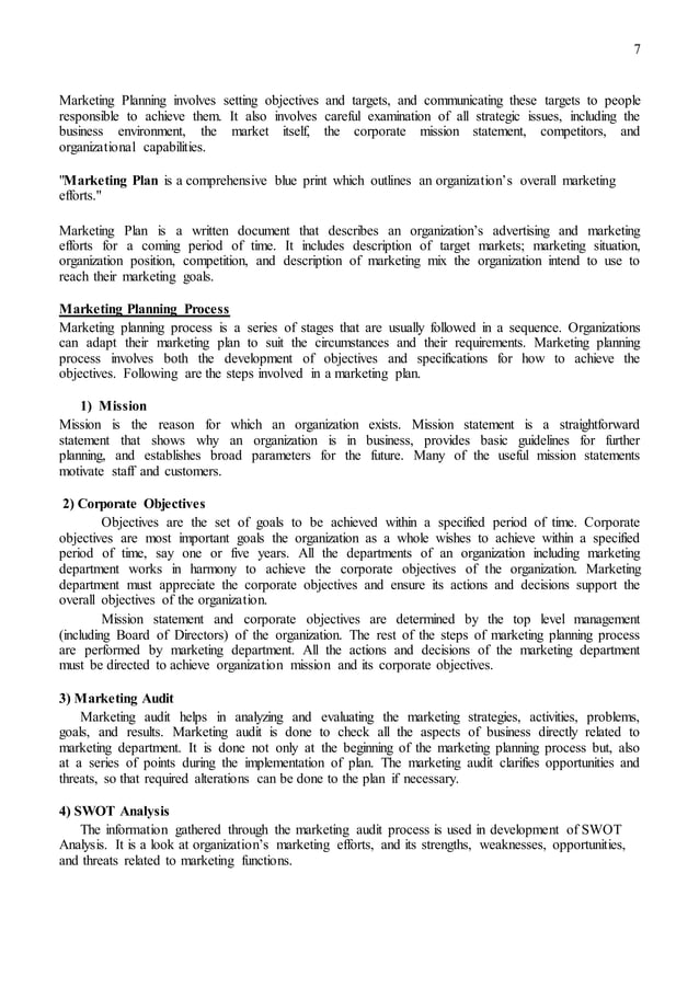 Marketing Management Notes | DOCX