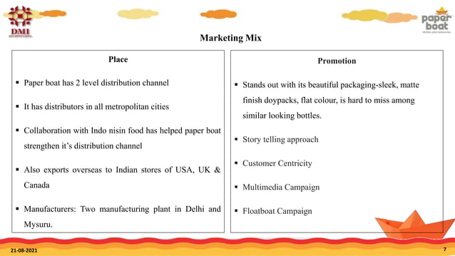 Presentation on Paper Boat | PPTX | Marketing and Advertising | Business