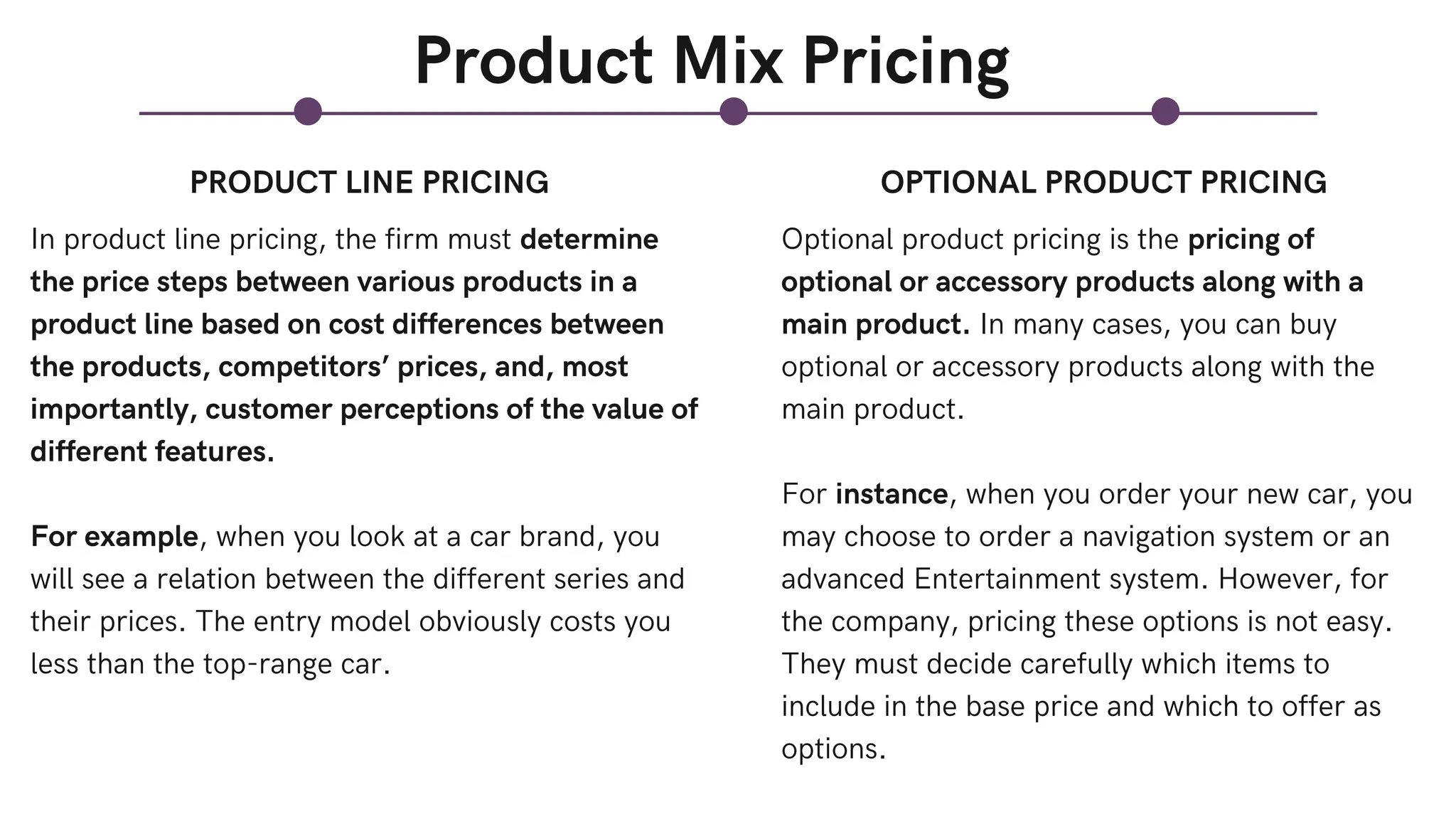 Pricing- Concept Factors Setting prices for new products Product-mix ...