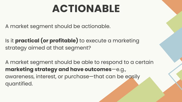 Effective Segmentation Criteria (ADAMS)) | PPT