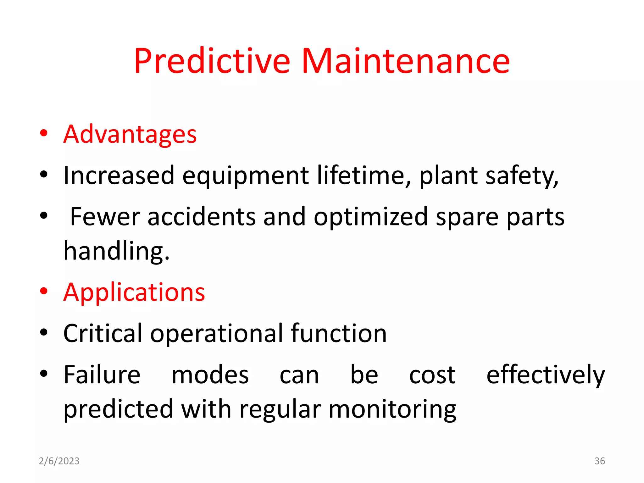 MAINTENANCE MANAGEMENT | PPTX