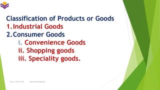 Modern Marketing - Unit II - Product Mix : product planning ...