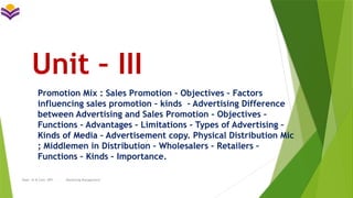 Sales promotion - objectives - factors influencing sales promotion ...