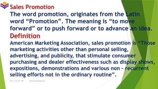 Sales promotion - objectives - factors influencing sales promotion ...