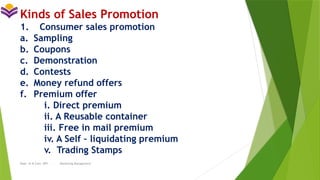 Sales promotion - objectives - factors influencing sales promotion ...