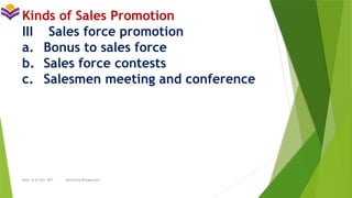Sales promotion - objectives - factors influencing sales promotion ...