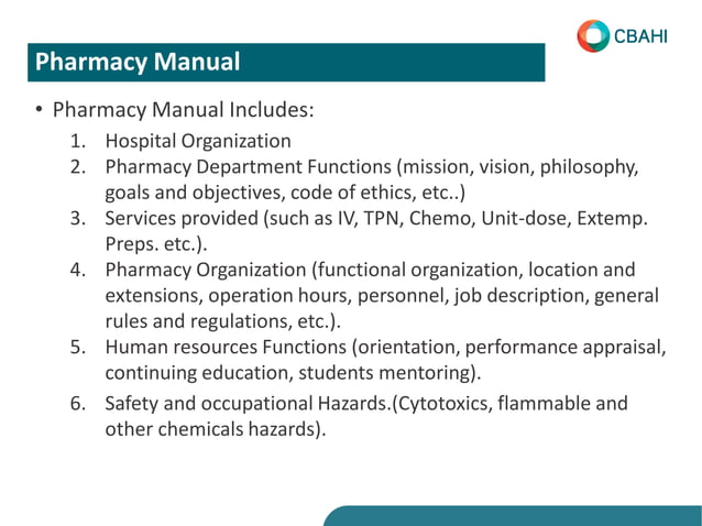 CBAHI standards Medication Management 1-5.pdf | Health Insurance ...