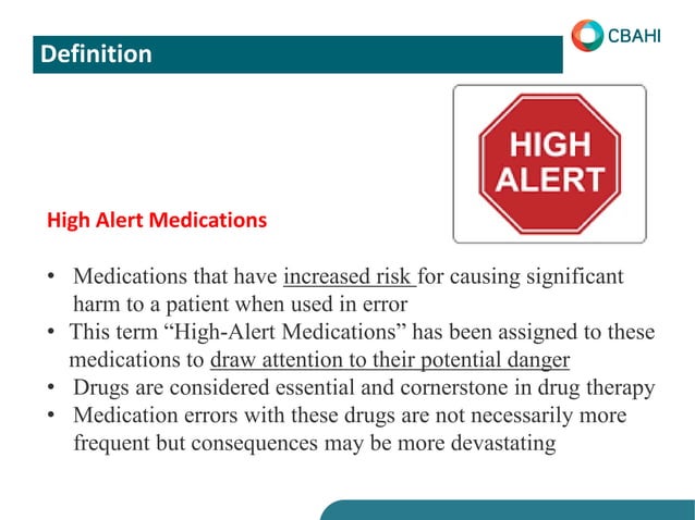 CBAHI standards Medication Management 1-5.pdf | Health Insurance ...