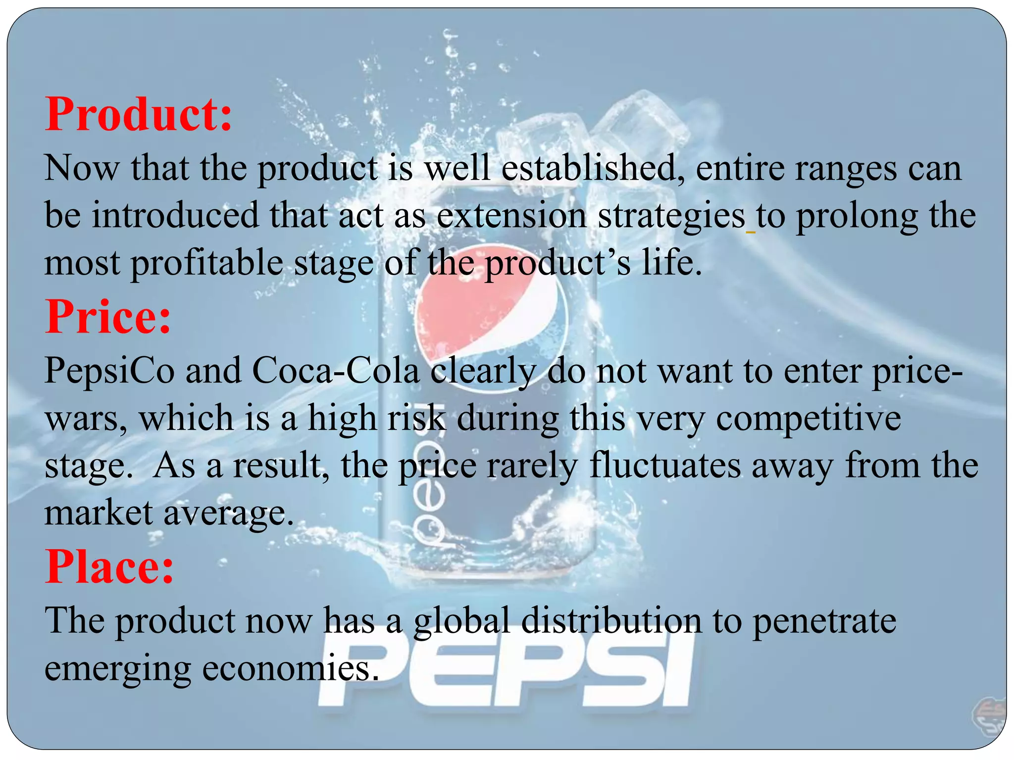 Product Life Cycle Of Pepsi | PPTX