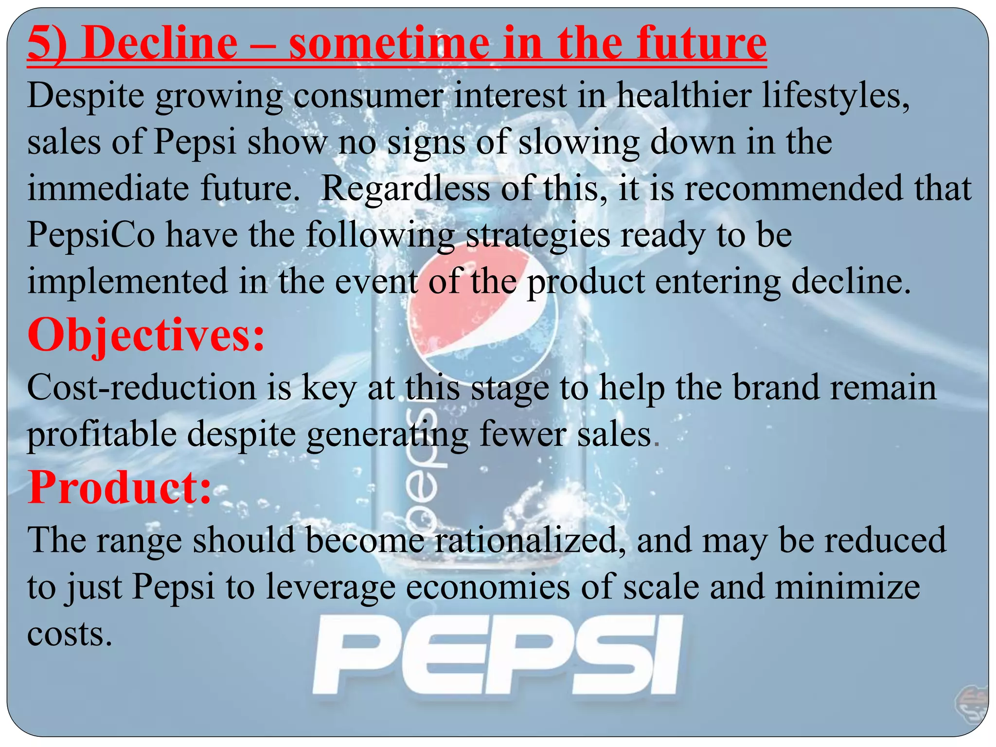 Product Life Cycle Of Pepsi | PPTX