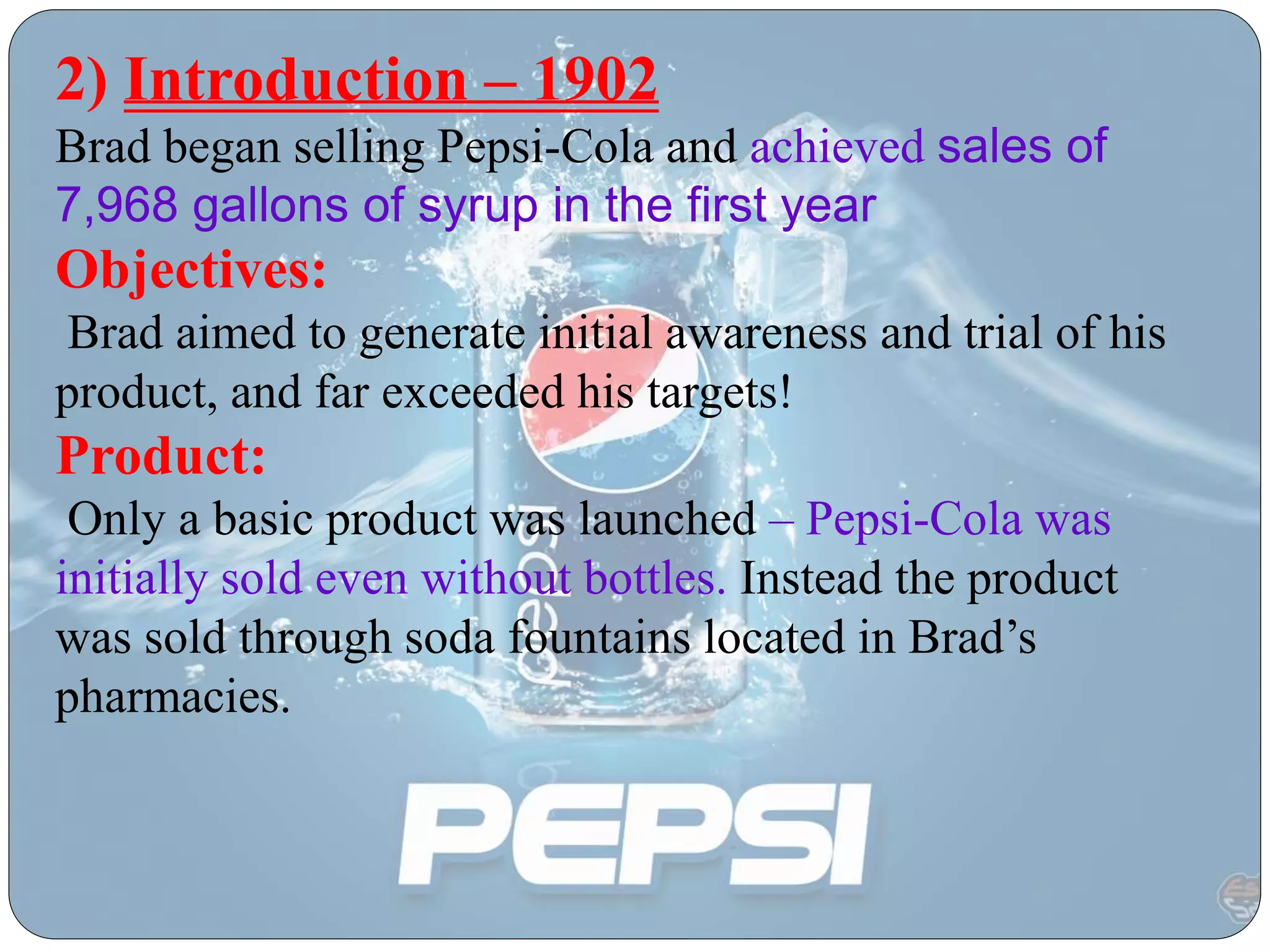 Product Life Cycle Of Pepsi | PPTX
